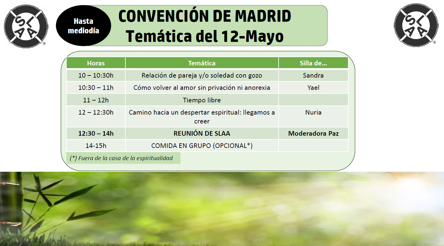 Convención SLAA HOW Mayo de 2024 – SLAA